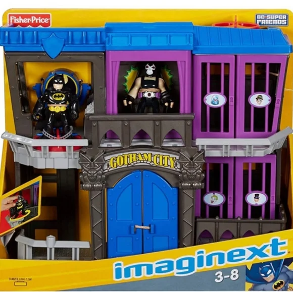 Fisher-Price | Toys | Euc Fisherpriceimaginext Dc Comics Gotham Jail ...